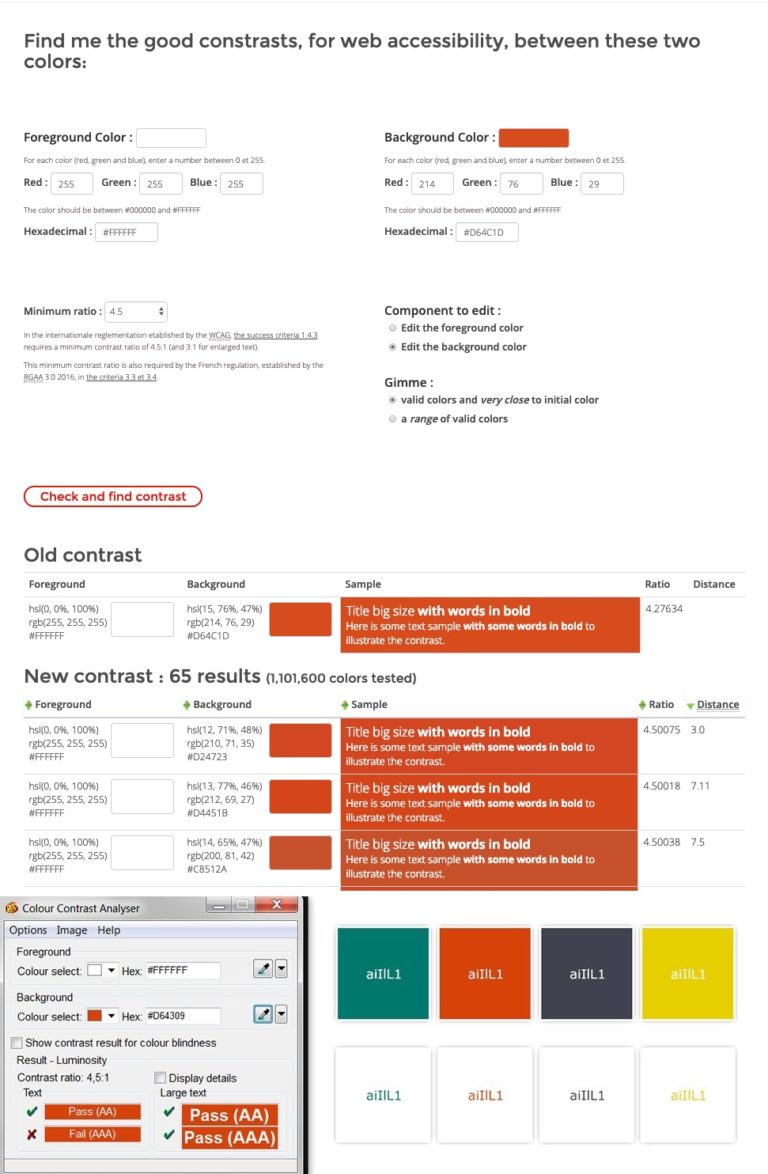 Tips to Create an Accessible and Contrasted Color Palette by Stéphanie ...