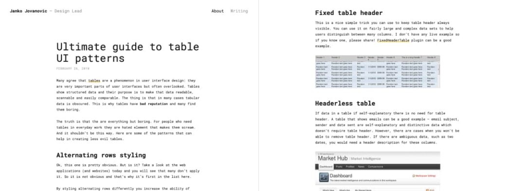 Enterprise Ux Essential Resources To Design Complex Data Tables By Stéphanie Walter Ux