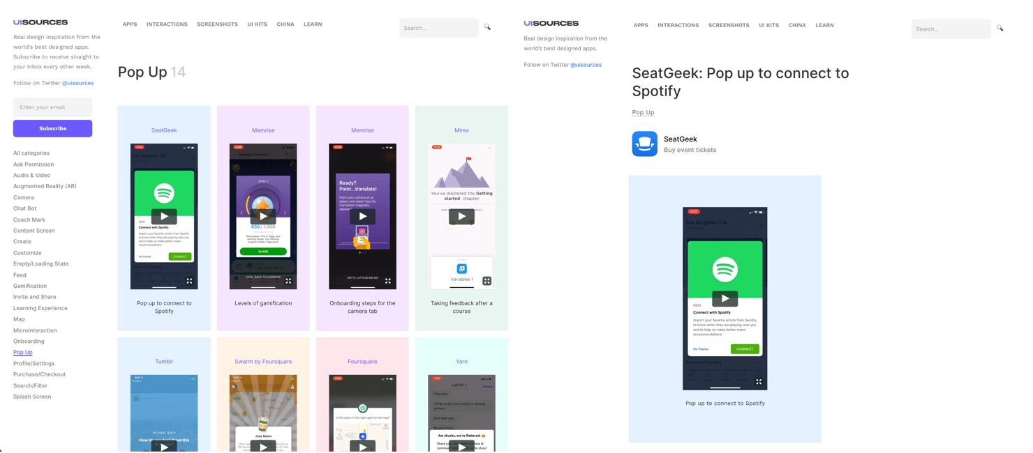 15+ Expert Resources For Mobile UI Inspiration: Patterns, Components ...