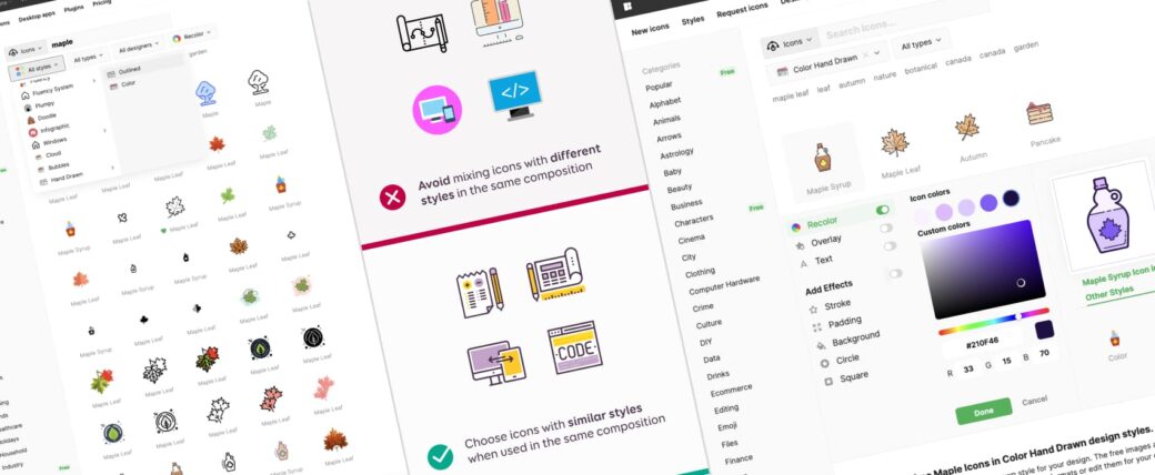Tips on How to Pick the Right Icons for Your Website by Stéphanie ...