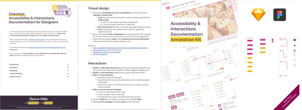 A Designer’s Guide to Documenting Accessibility & User Interactions by ...