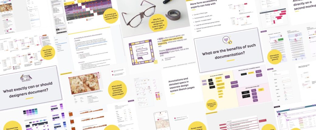 A Designer’s Guide to Documenting Accessibility & User Interactions by ...