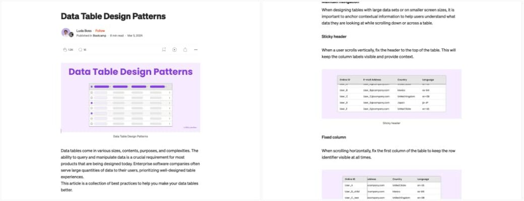 Enterprise UX: essential resources to design complex data tables by ...