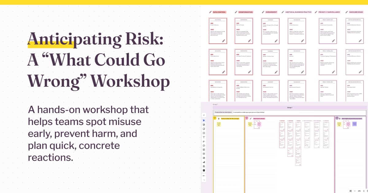 Anticipating Risk: A “What Could Go Wrong” Workshop by Stéphanie Walter ...